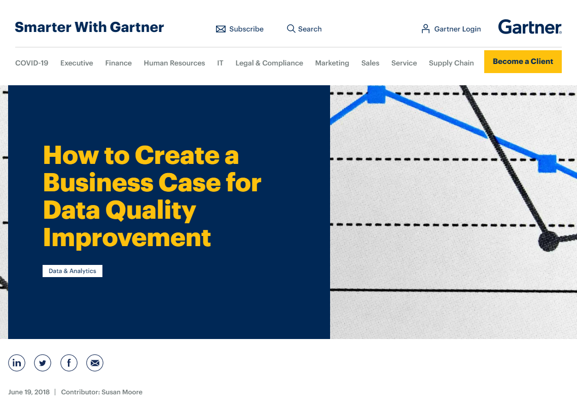 How to create a business case for data quality improvement - Socitm